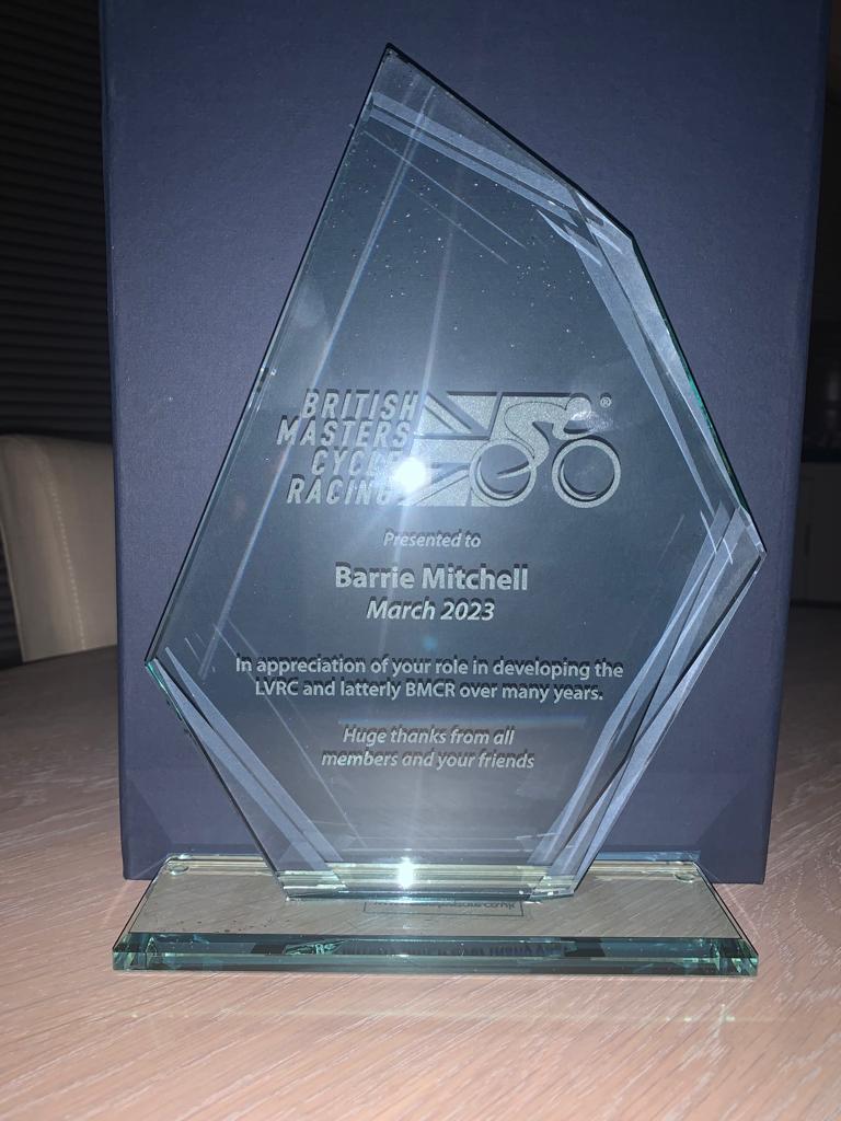 Barrie Mitchell – Special Award – British Masters Cycle Racing